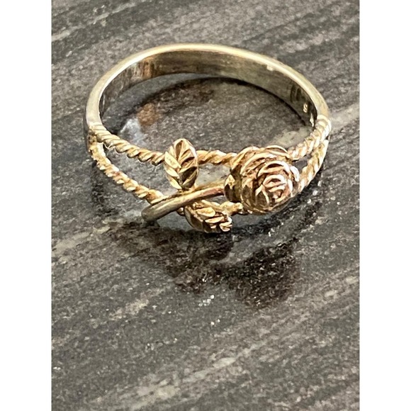 Avon | Jewelry | Vintage Avon Sterling Silver 925 Figural Rose Ring ...
